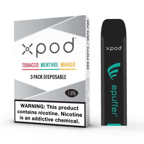 Buy XPOD Disposable Vape POD | Multi Flavors Tri-Pack Vape Mods ...