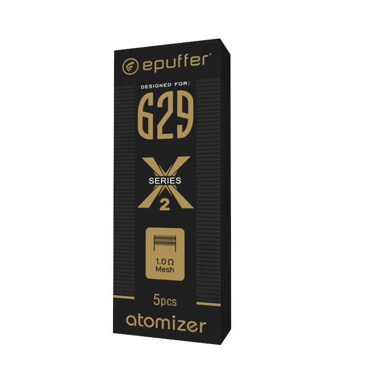 E-Pipe 629 X2 | Mesh Atomizer Coil 1.0 ohm | ePuffer Vape USA